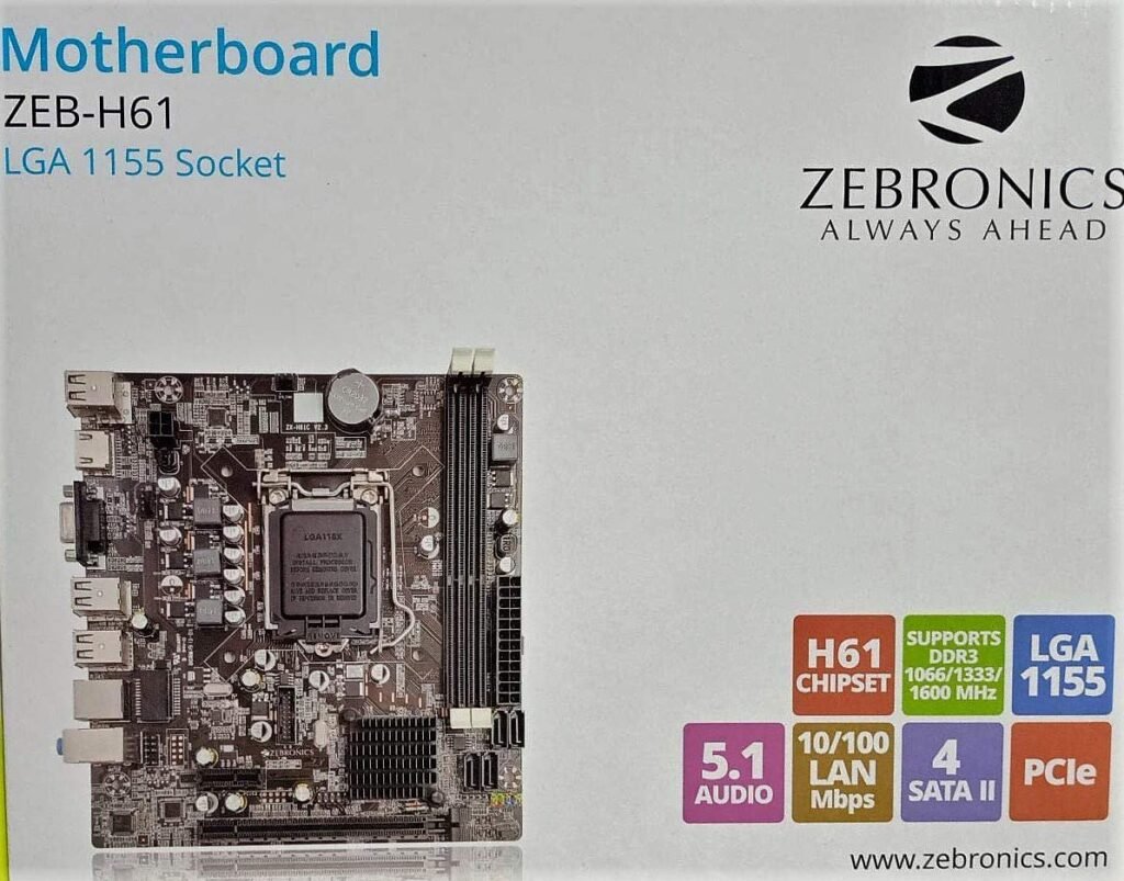 Zebronics Zeb H61 Motherboard - SGL Techno